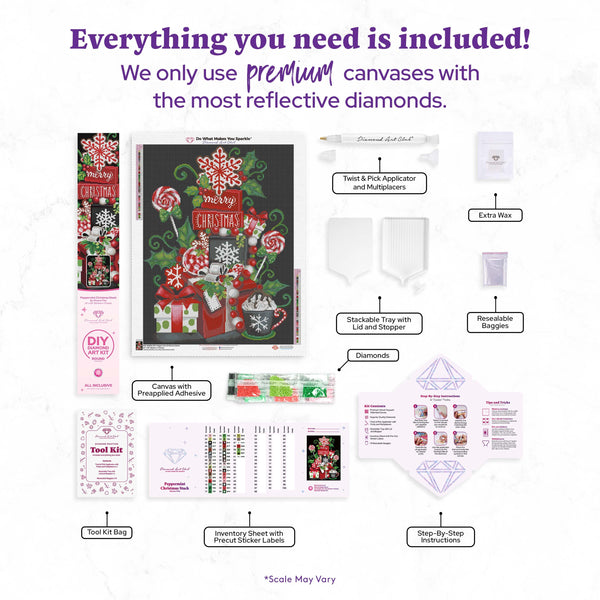 Peppermint Christmas Stack – Diamond Art Club