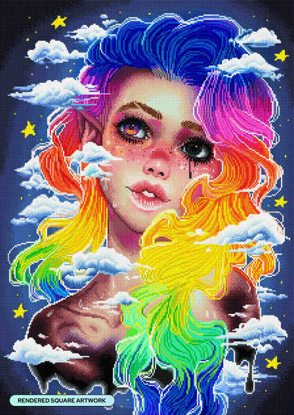 Rainbow Girl – Diamond Art Club
