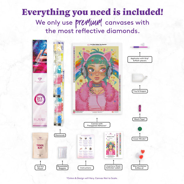 Rainbow Head – Diamond Art Club