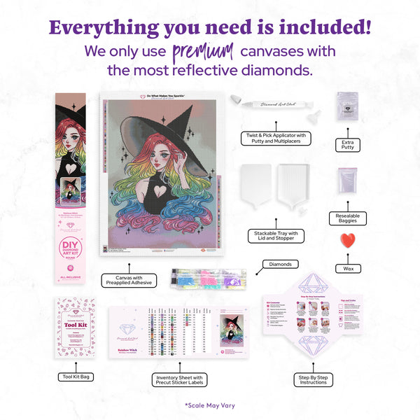 Rainbow Witch – Diamond Art Club