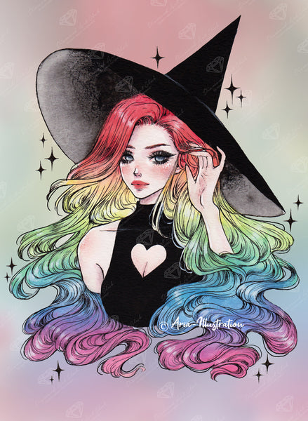 Rainbow Witch – Diamond Art Club