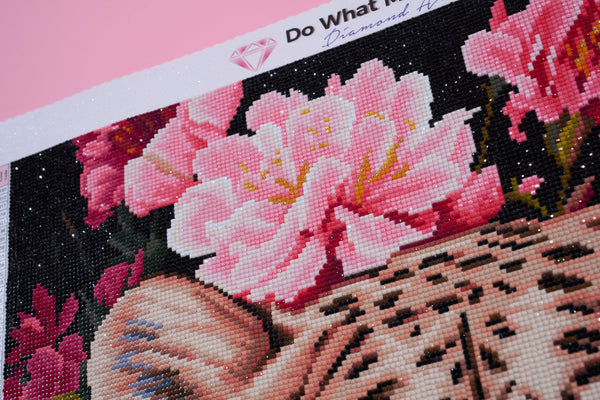 Sabrina the Snow Leopard – Diamond Art Club