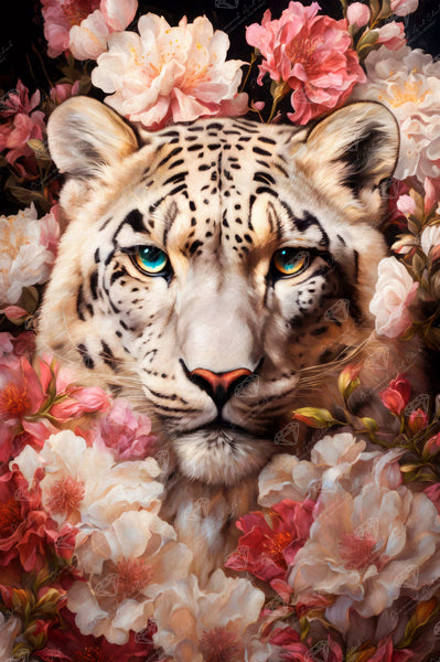 Sabrina the Snow Leopard – Diamond Art Club