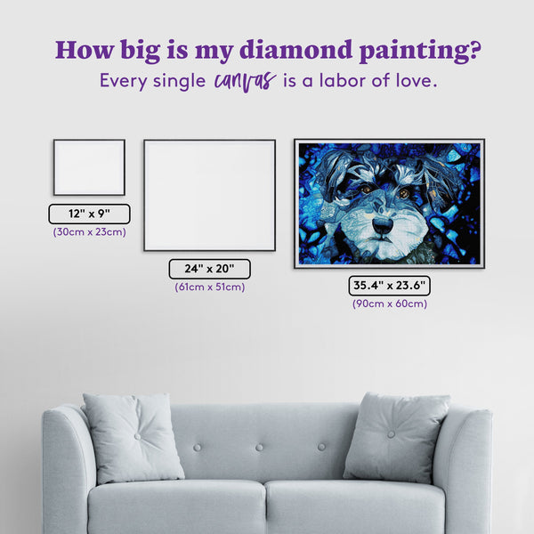 Scout the Schnauzer Puppy – Diamond Art Club