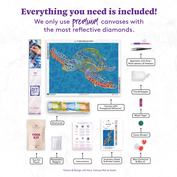 Sea Turtle – Diamond Art Club
