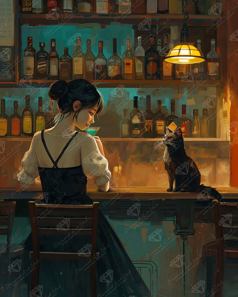 Sipping with Shadow – Diamond Art Club