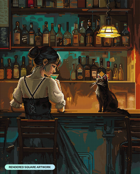 Sipping with Shadow – Diamond Art Club