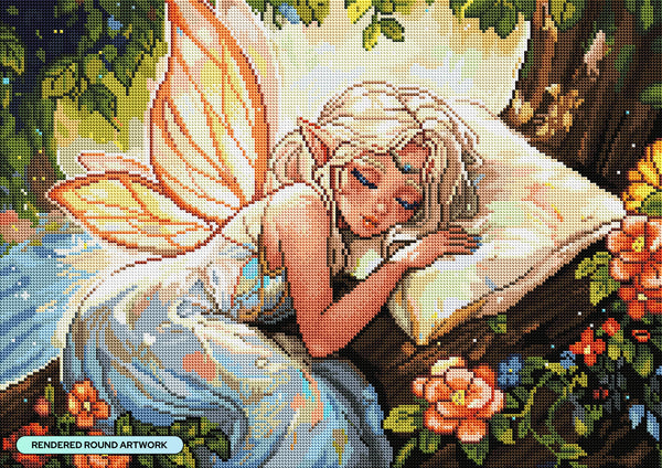 Sleepy Fairy – Diamond Art Club