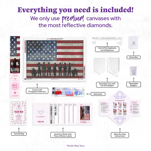 Soldier Flag – Diamond Art Club