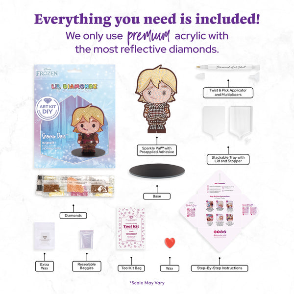 Sparkle Pals™ - Chibi Kristoff – Diamond Art Club