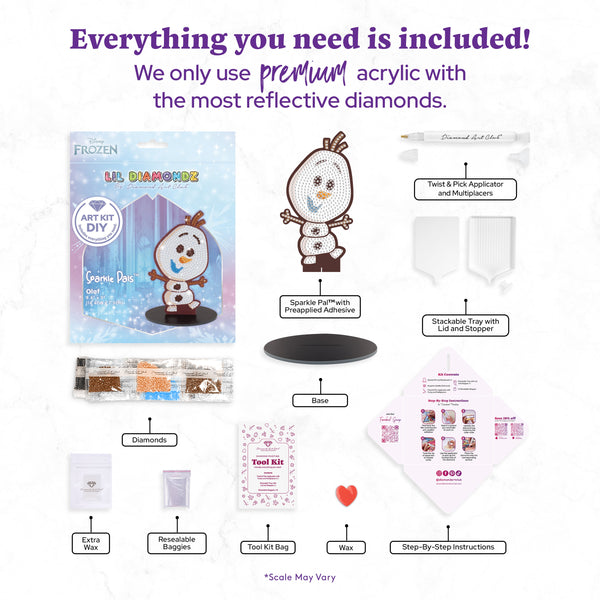 Sparkle Pals™ - Chibi Olaf™ – Diamond Art Club