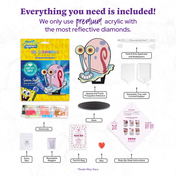 Sparkle Pals™ - Slow Roll Gary – Diamond Art Club