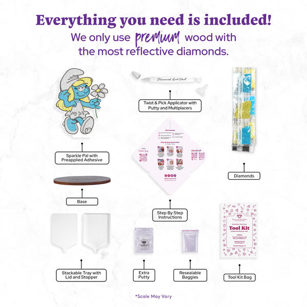 Sparkle Pals™ - Smurfette – Diamond Art Club