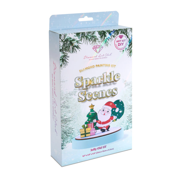 Sparkle Scenes - Jolly Old Elf – Diamond Art Club