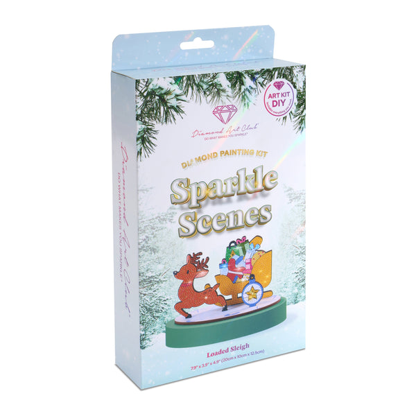 Sparkle Scenes - Loaded Sleigh – Diamond Art Club