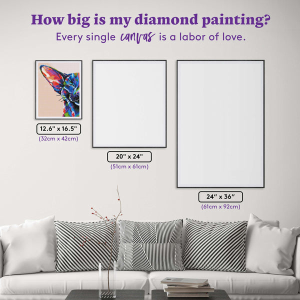 Sunbathing Kitty – Diamond Art Club