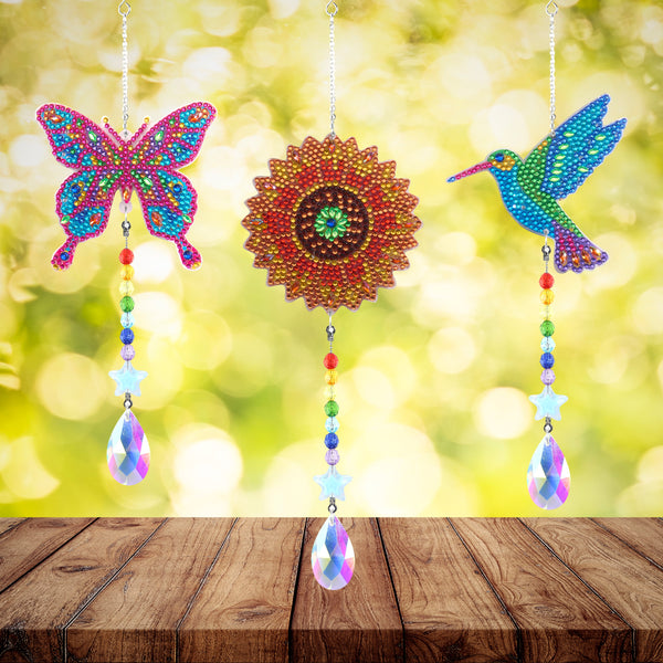 Suncatchers - Hummingbird/Sunflower/Butterfly - Round 2 – Diamond Art Club