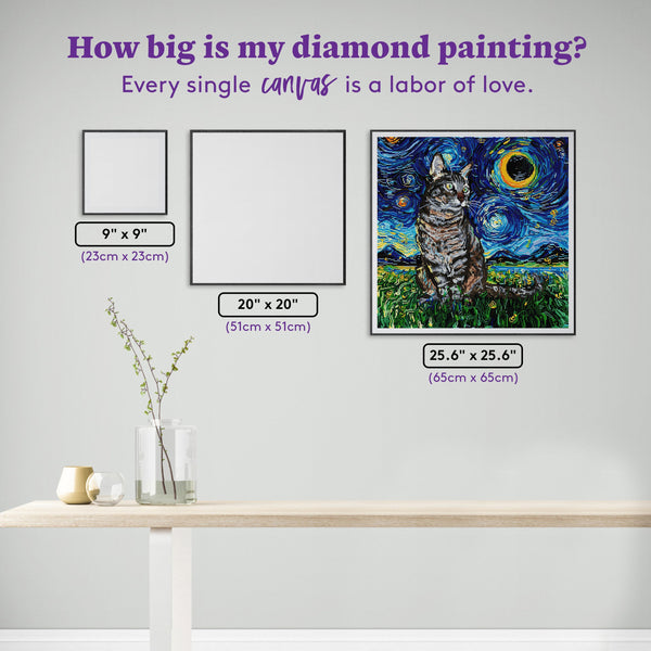Tabby Night – Diamond Art Club