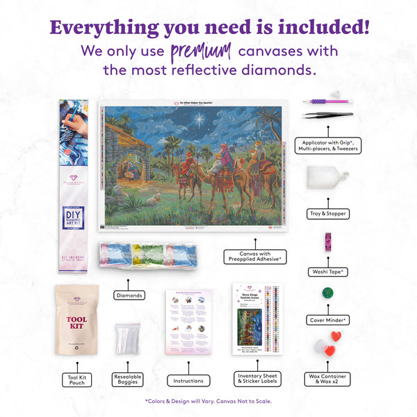Three Kings Nativity Scene – Diamond Art Club