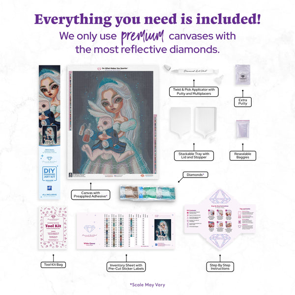 White Queen – Diamond Art Club