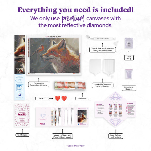Winter Fox – Diamond Art Club