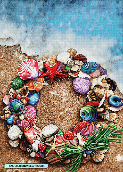 Wreath of Shells – Diamond Art Club