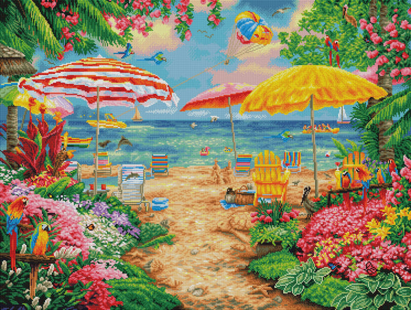 A Perfect Day at the Beach – Diamond Art Club
