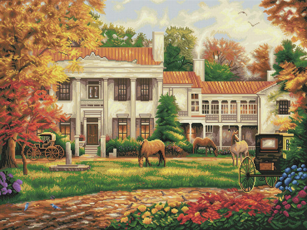 Autumn Afternoon at Belle Meade | Diamond Art Club®