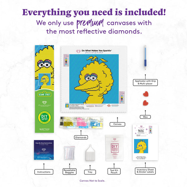 Big Bird™ Portrait – Diamond Art Club