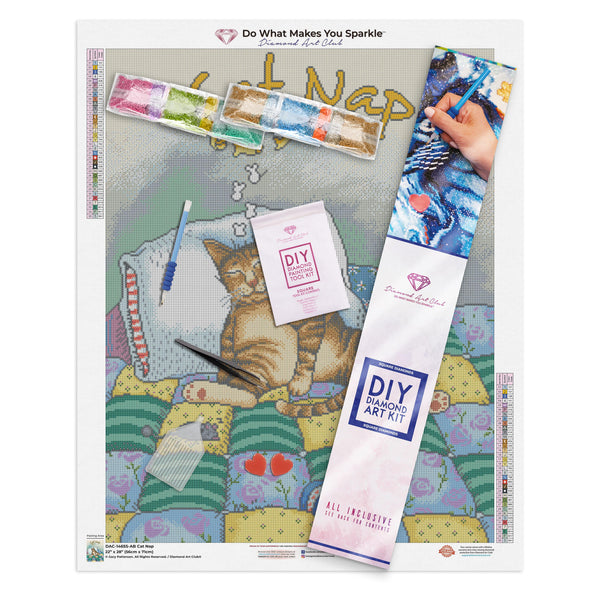 Cat Nap – Diamond Art Club