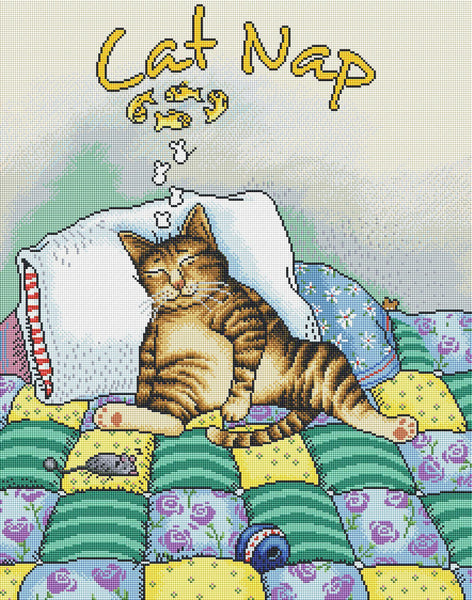 Cat Nap – Diamond Art Club