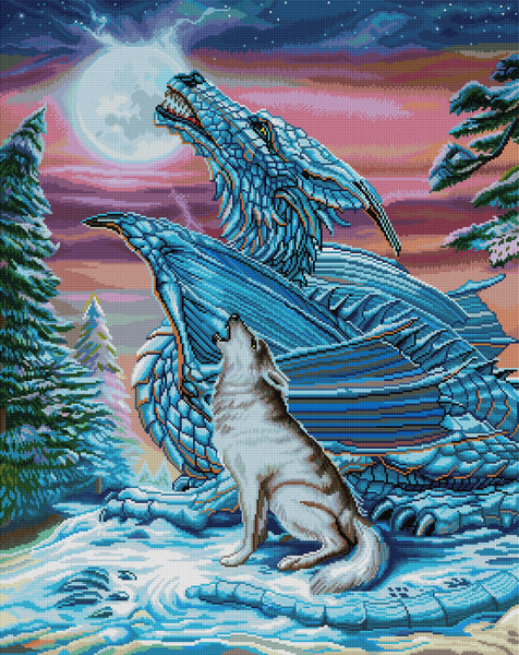 Dragon Wolf Moon (Moon Song) – Diamond Art Club