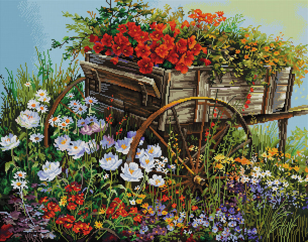 Flower Wagon – Diamond Art Club