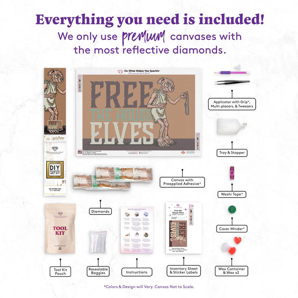 Free the House Elves – Diamond Art Club