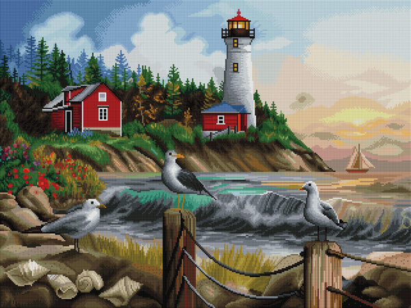 Gull Point Lighthouse – Diamond Art Club