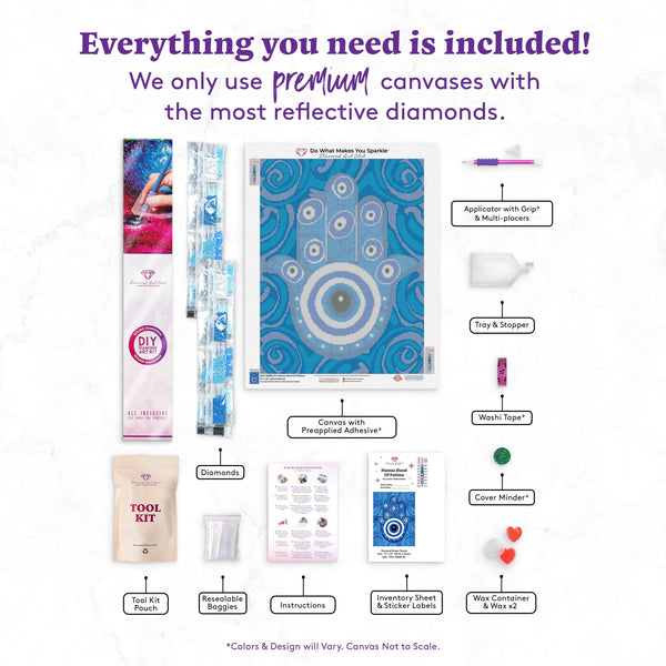 Hamsa Hand of Fatima – Diamond Art Club