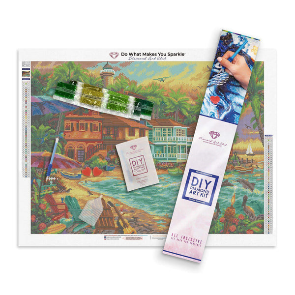 Island Time Diamond Painting | Diamond Art Club™