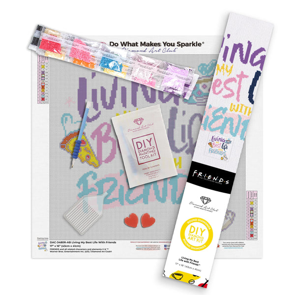 Living My Best Life with Friends Diamond Painting | Diamond Art Club®