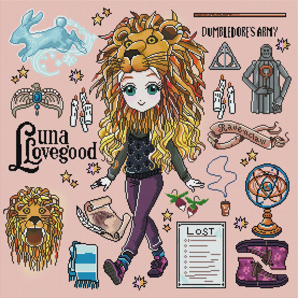 Luna Lovegood Art Diamond Painting | Diamond Art Club®