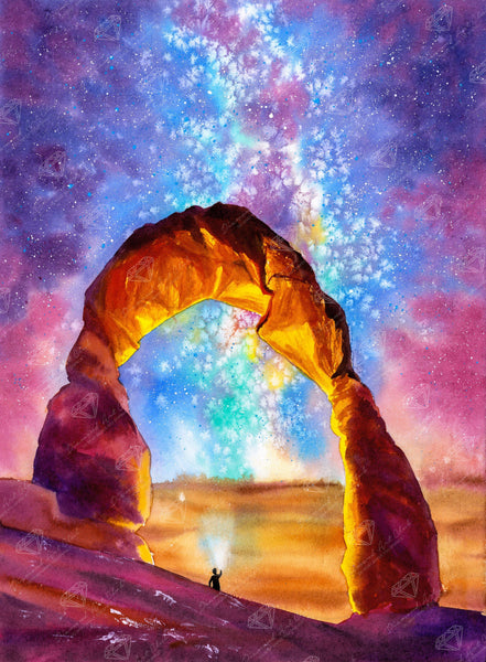 Artists Rendition Of The Milky Way Galaxy