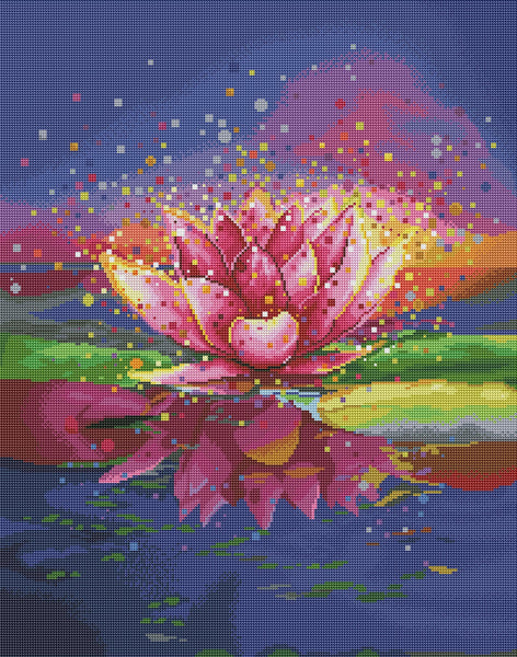 Pink Lotus – Diamond Art Club