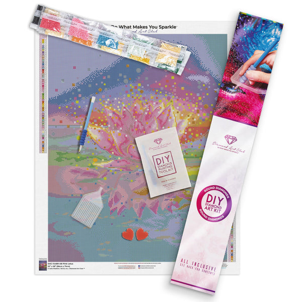 Pink Lotus – Diamond Art Club
