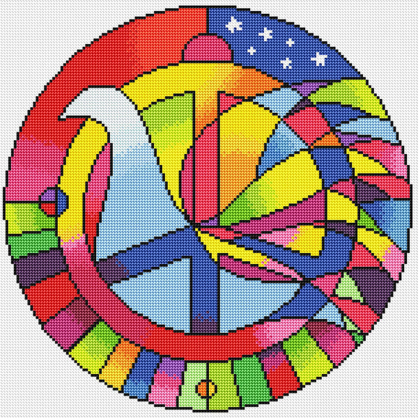Rainbow Dove Peace Circle – Diamond Art Club