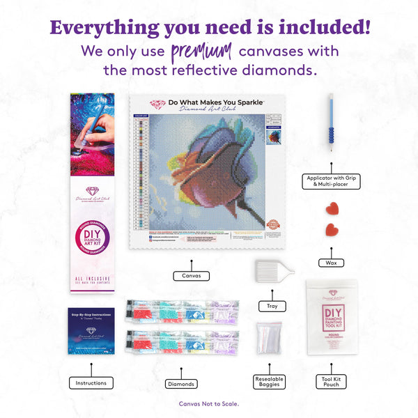 Rainbow Rose – Diamond Art Club