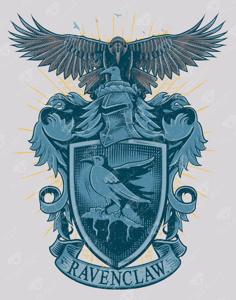 Ravenclaw Crest - Tomes & Scrolls Diamond Painting | Diamond Art Club®