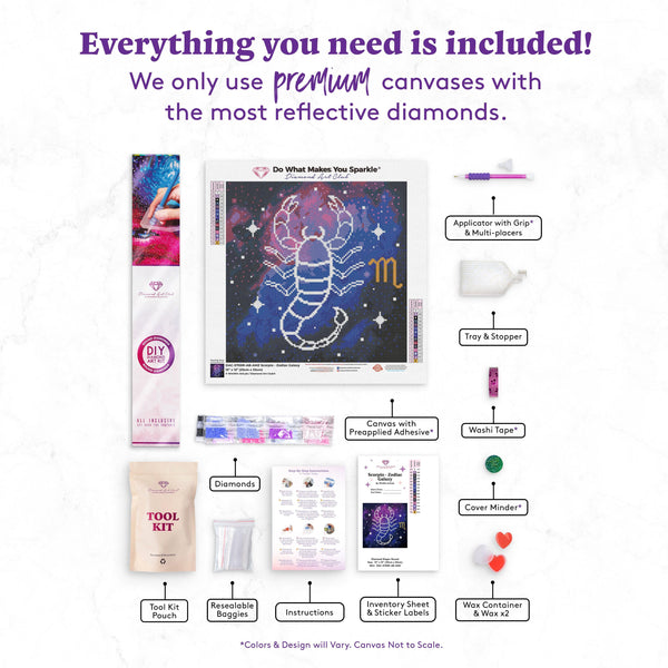 Scorpio - Zodiac Galaxy – Diamond Art Club