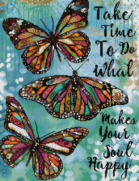 Take Time Butterflies – Diamond Art Club