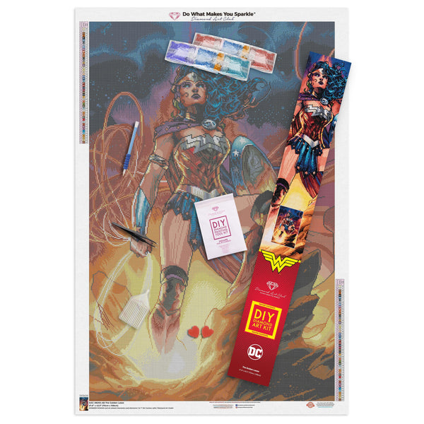 Wonder Woman & The Lasso of Truth Diamond Painting | Diamond Art Club®