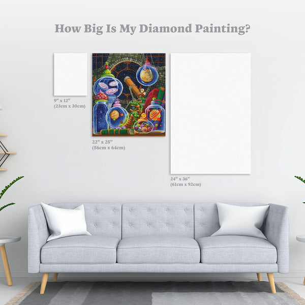 The Universe in a Jar Diamond Painting | Diamond Art Club™