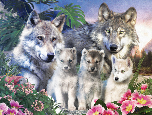 Wolf Family Art
